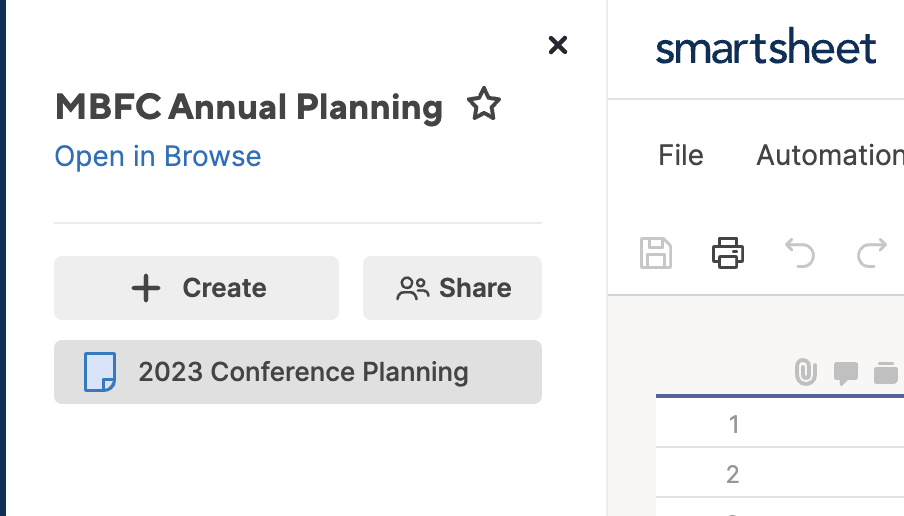 Sharing in the Solutions Panel | Smartsheet